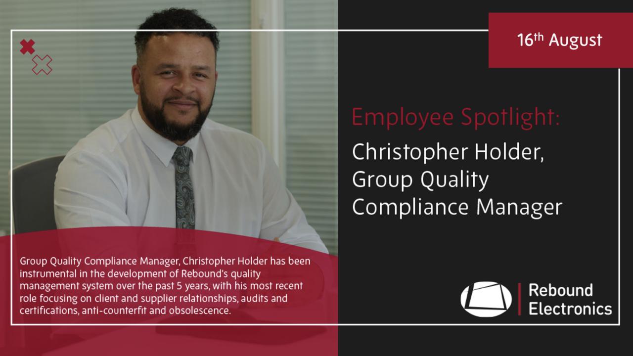 Employee Spotlight: Christopher Holder, Group Quality Compliance ...